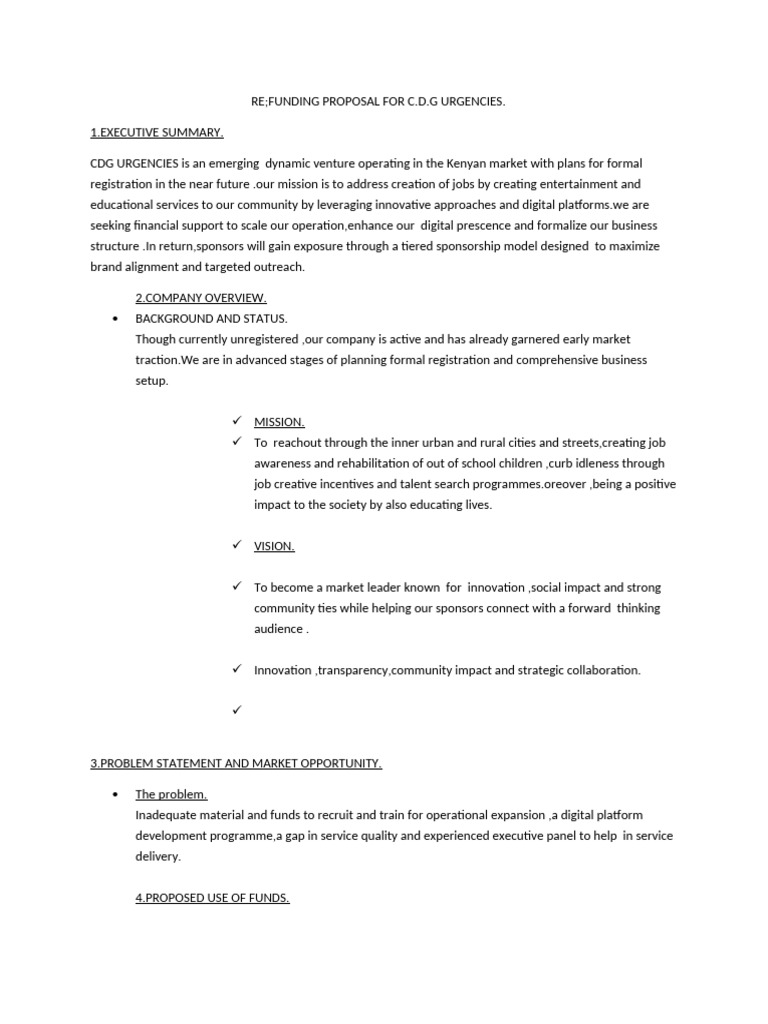 CDG Proposal (AutoRecovered) | PDF | Brand | Digital Marketing