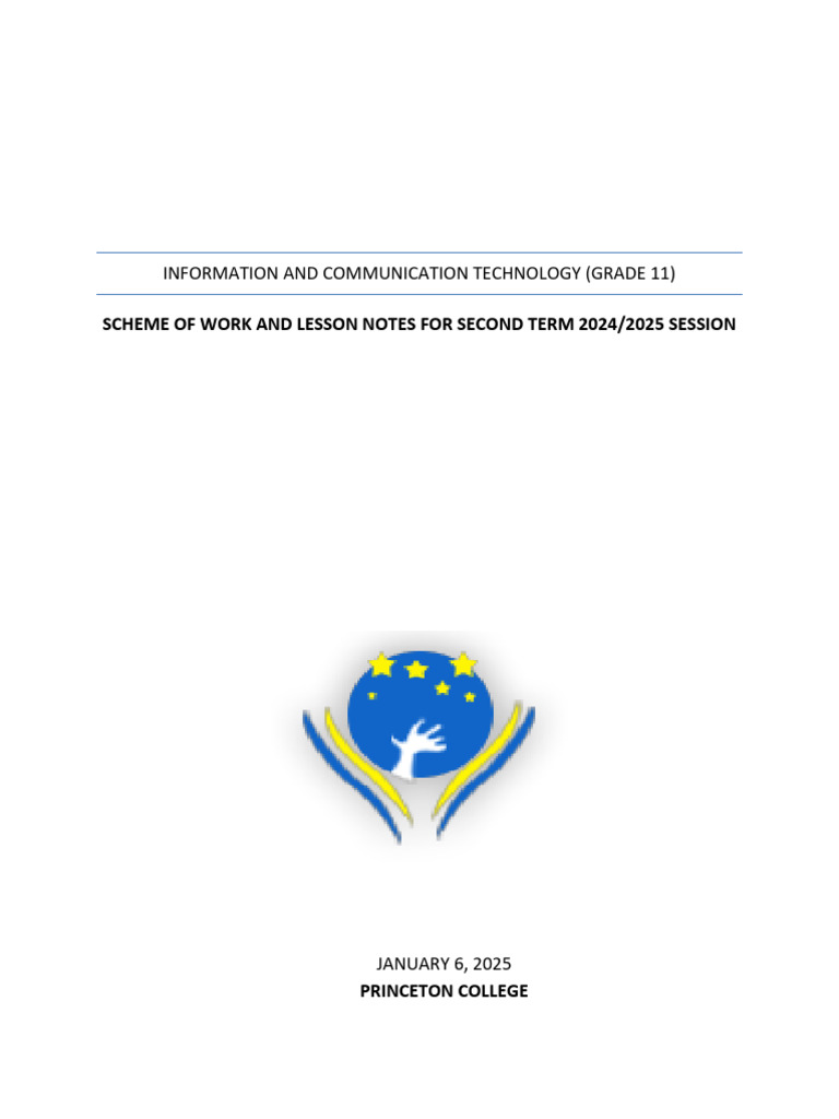 Grade 11 ICT Scheme of Work 2024/2025 | PDF | Computer File | Antivirus ...