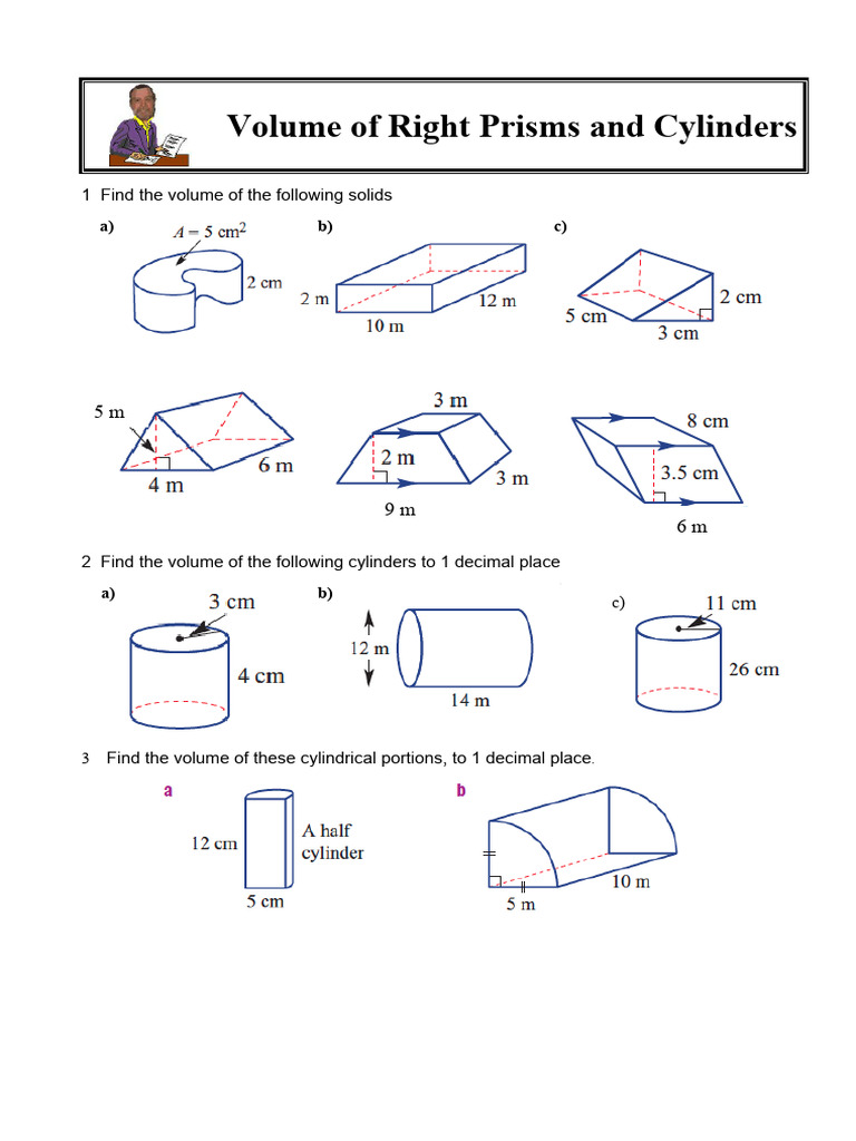 3 Volume Prism Cylinder | PDF
