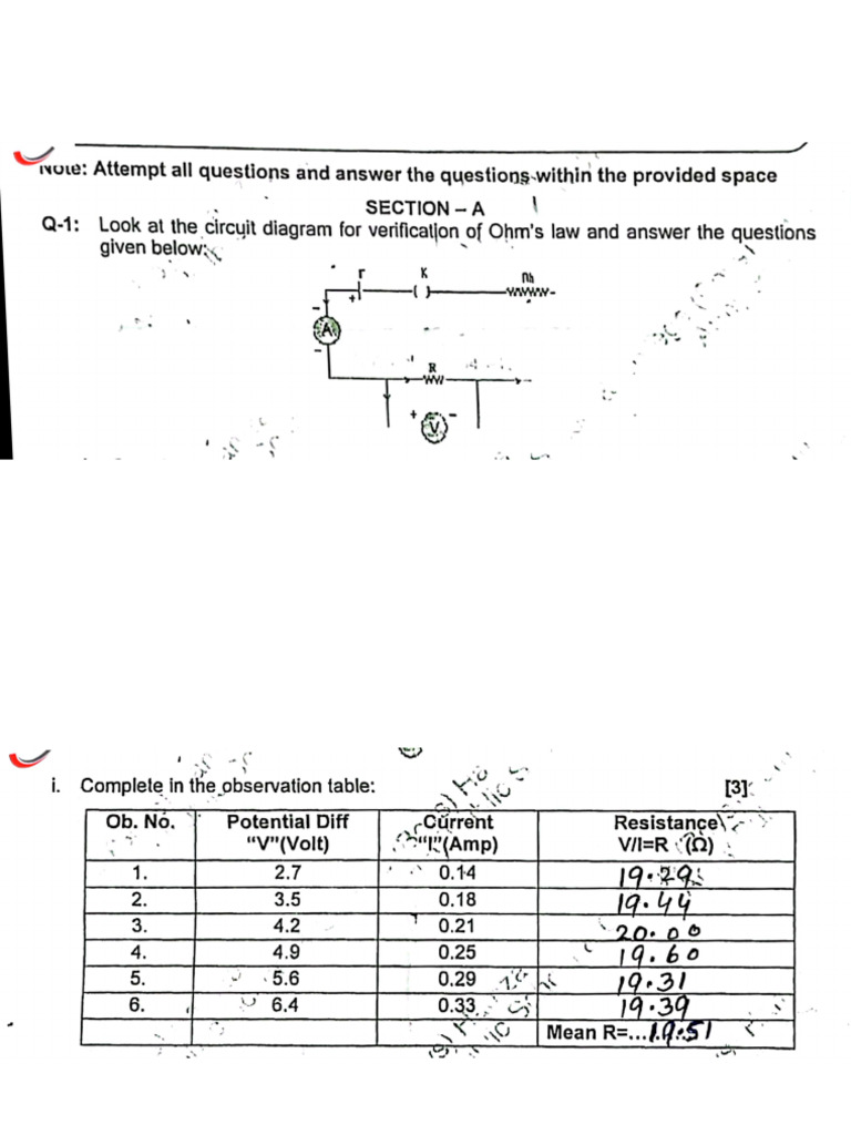 Ohm's Law and Logic Gates Practical | PDF