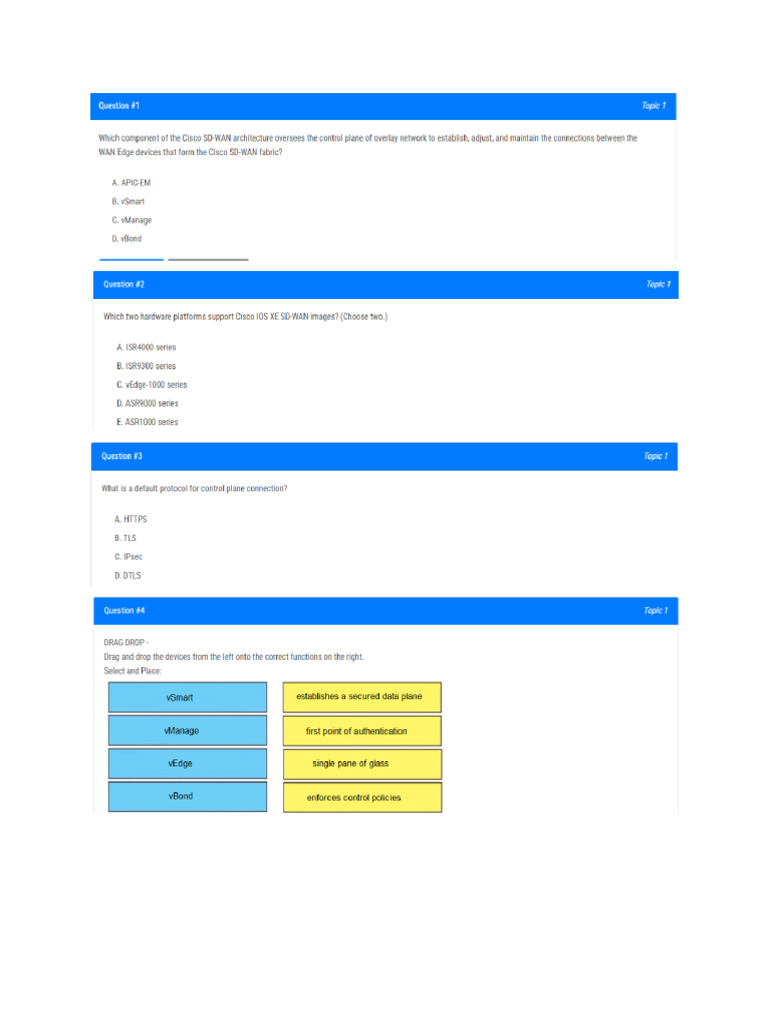 SDWAN Questions | PDF