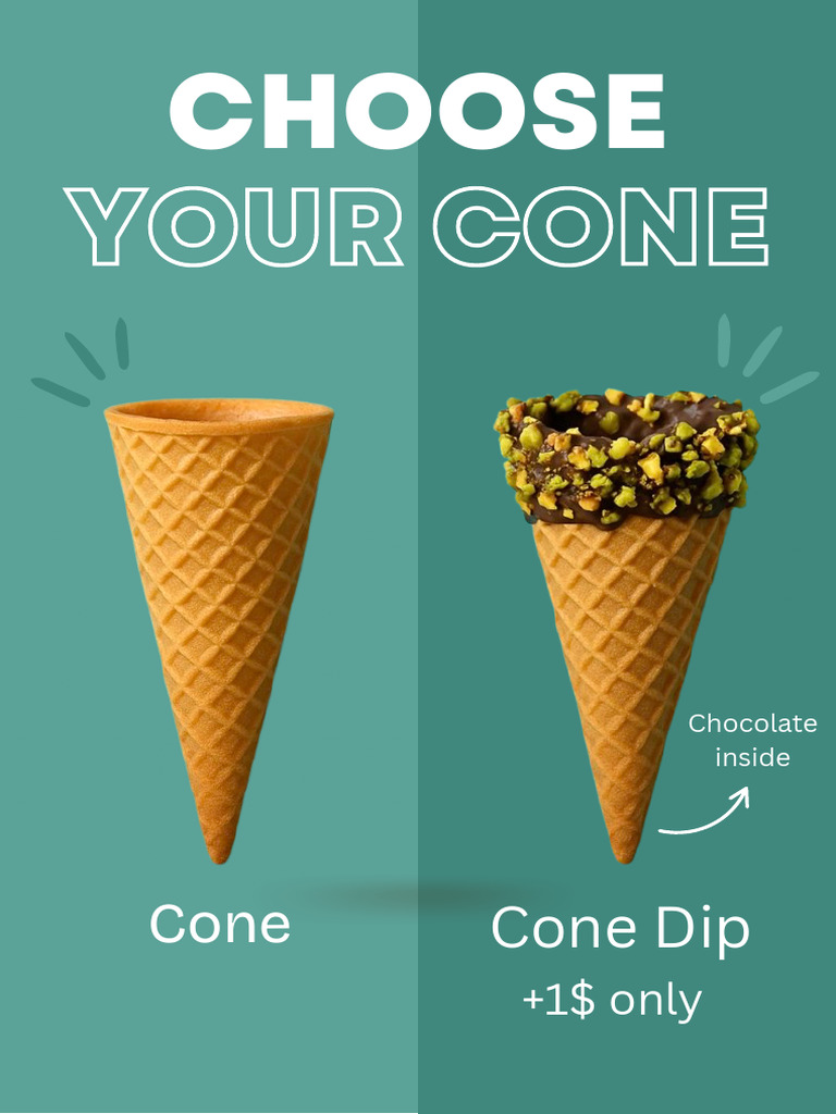 Cone Dip Menu | PDF