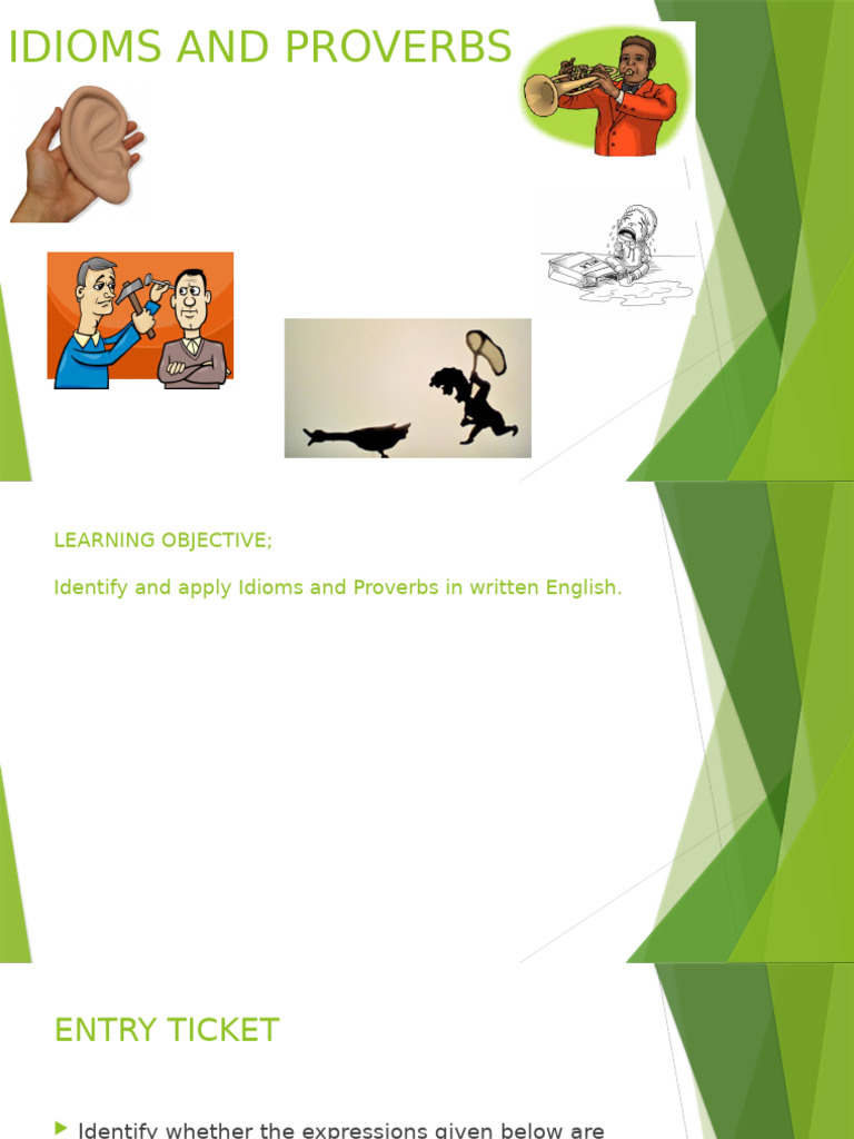 Understanding Idioms and Proverbs | PDF | Idiom