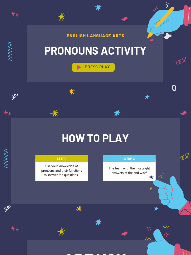 Pronouns Quiz Activity for ELA | PDF | Linguistics