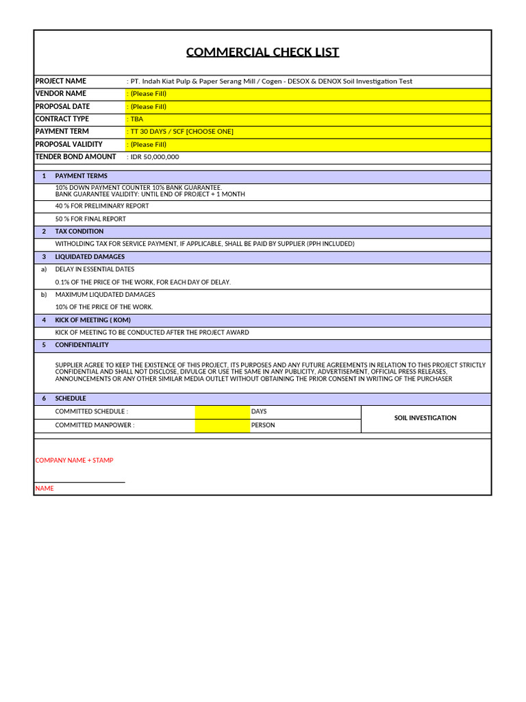 CCL Soil Test Desox & Denox | PDF