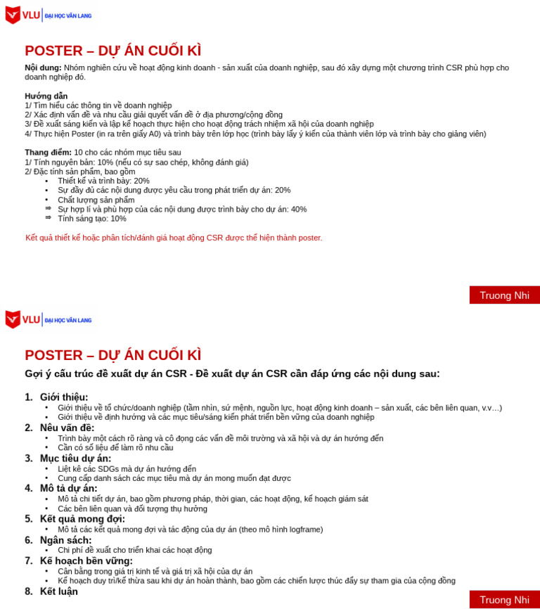 Hướng Dẫn Poster 2 | PDF
