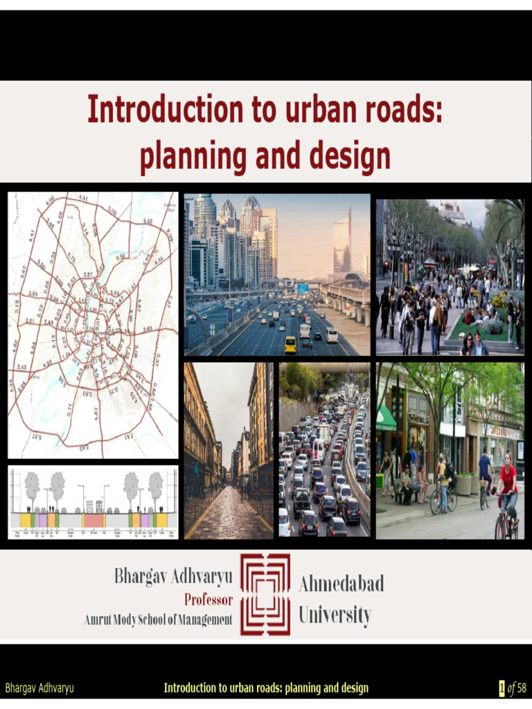 T2.2 - Introduction To Urban Roads - Planning & Design - CT-W25 | PDF ...