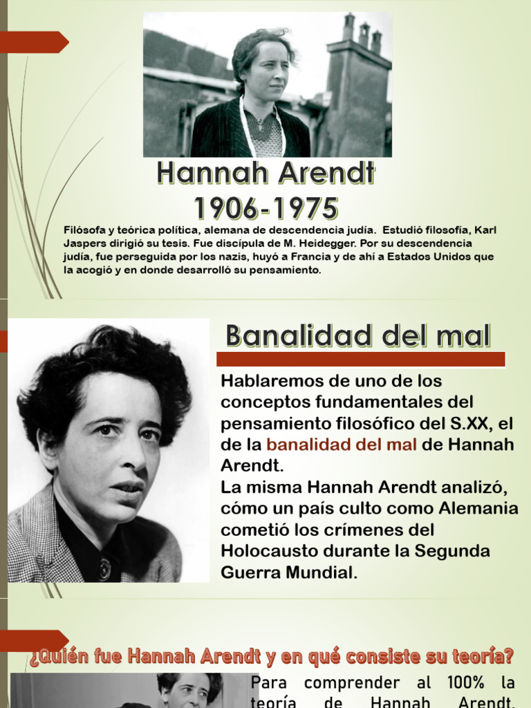 Hannah Arendt | PDF | Hannah Arendt