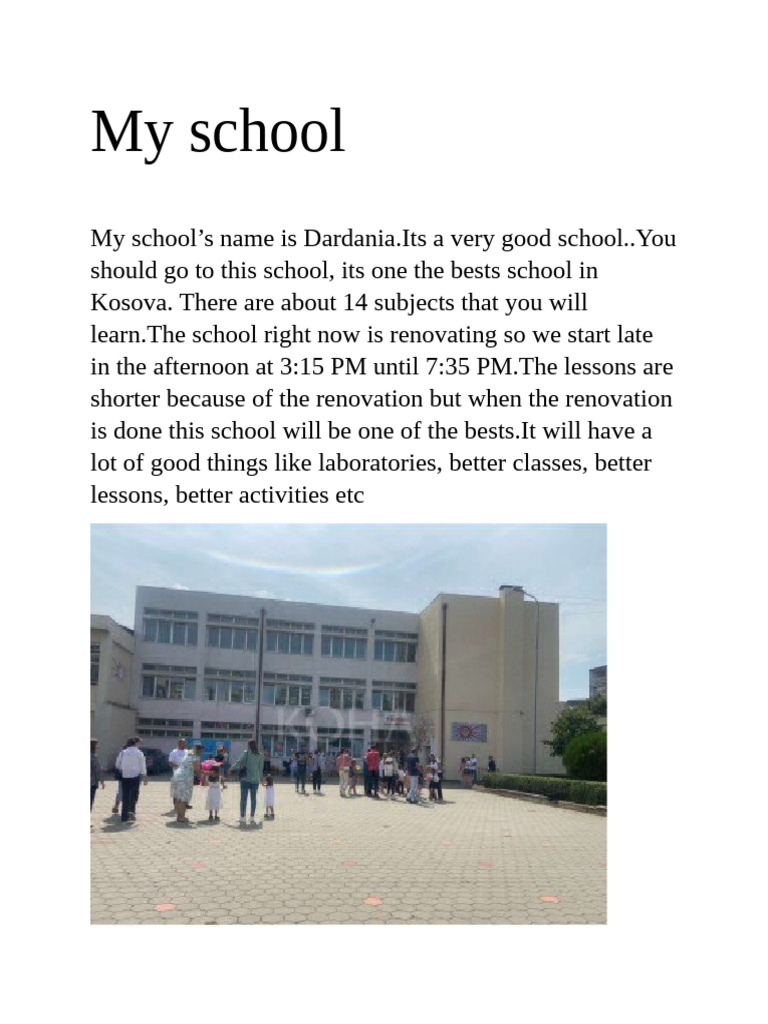 My school | PDF