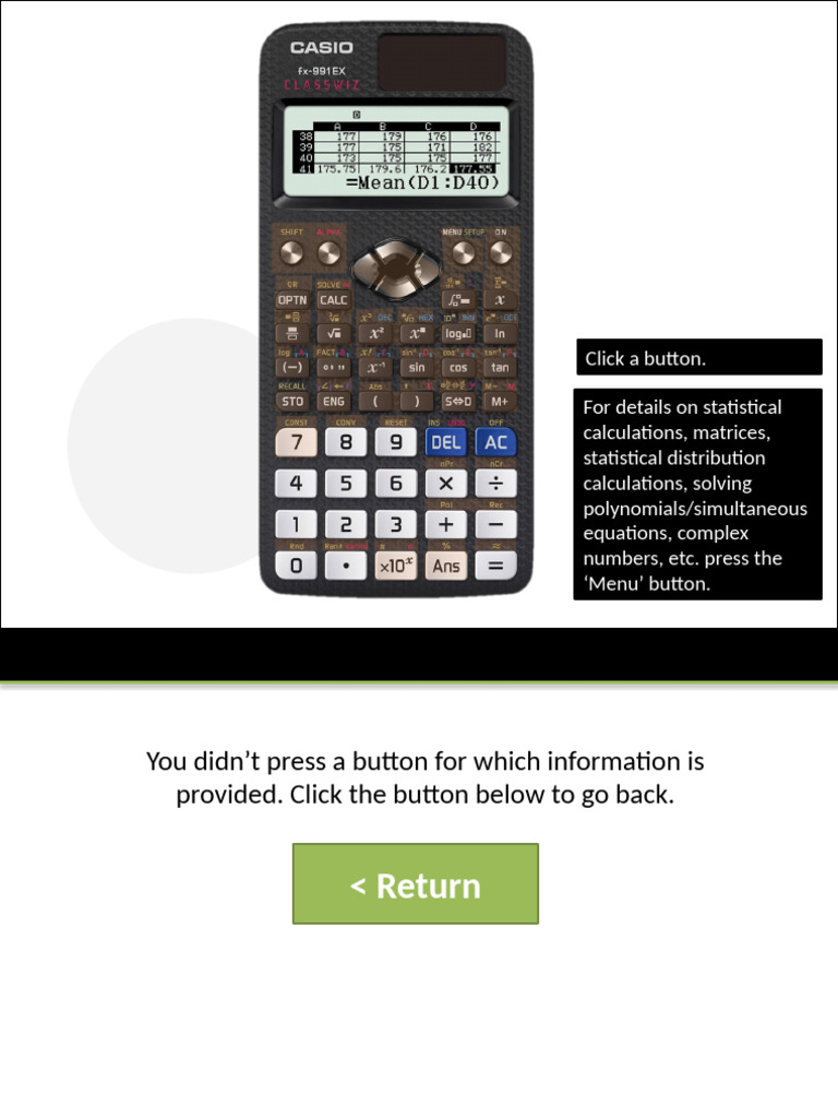 CasioFX991EX ClassWiz | PDF | Matrix (Mathematics) | Function (Mathematics)