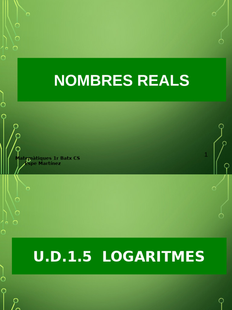 5-LOGARITMES | PDF