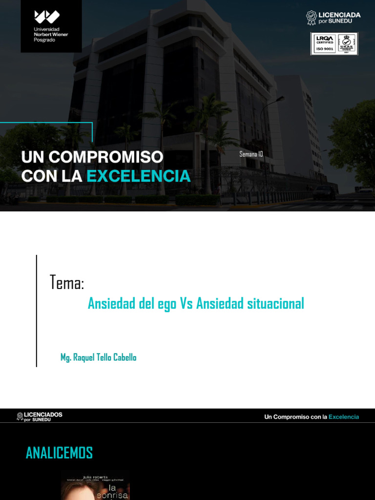 DÉCIMA CLASE. | PDF | Ansiedad | Terapia racional de comportamiento emotivo