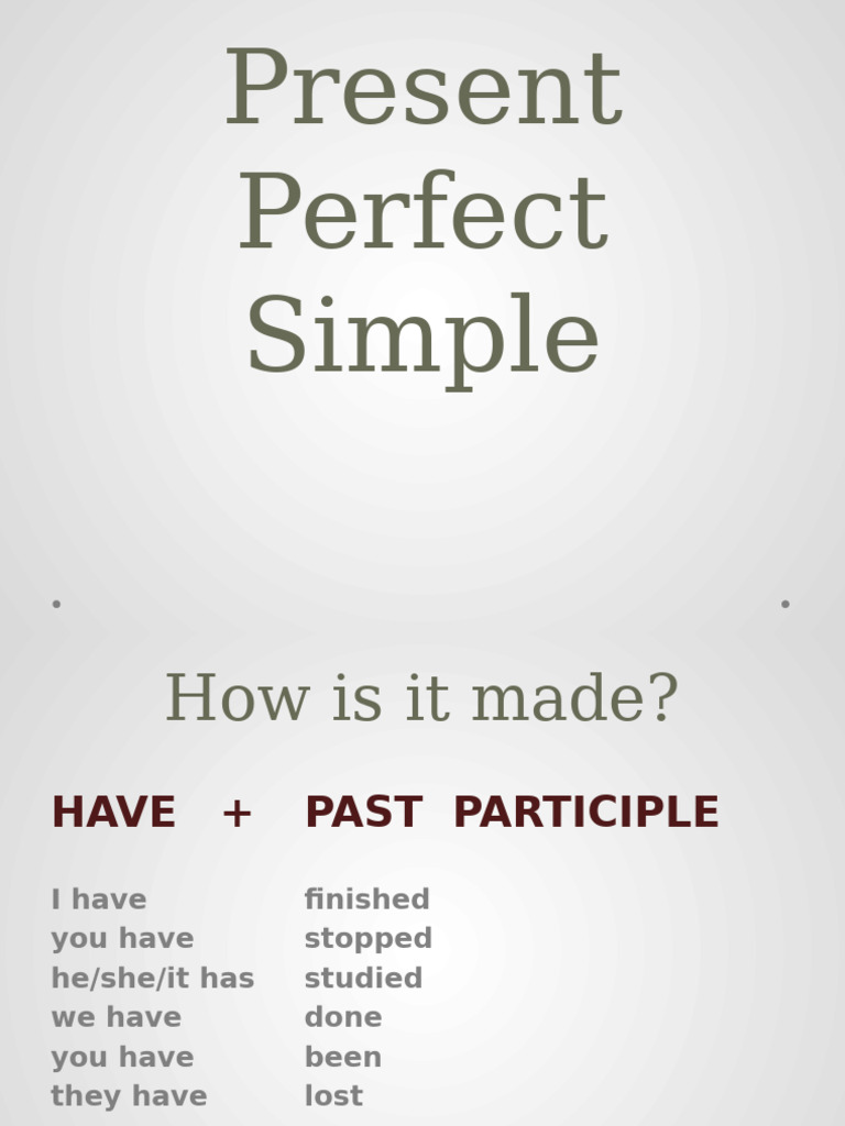 present-perfect-simple-grammar-drills_54564 | PDF