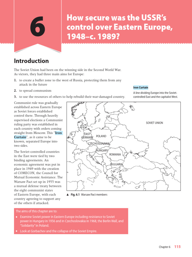 Igcse History Revision Textbook Chapter 6 Only | PDF | Czechoslovakia ...