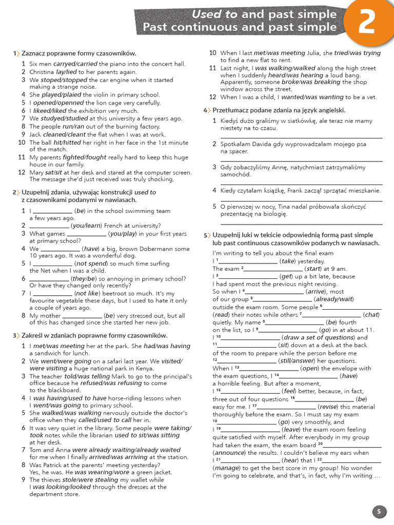 Correct Verb Forms and Usage Exercises | PDF