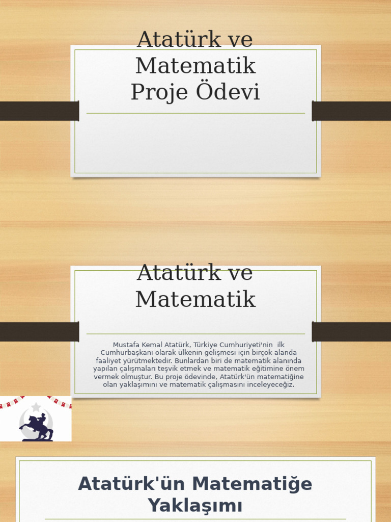 Ataturk Ve Matematik Proje Odevi | PDF
