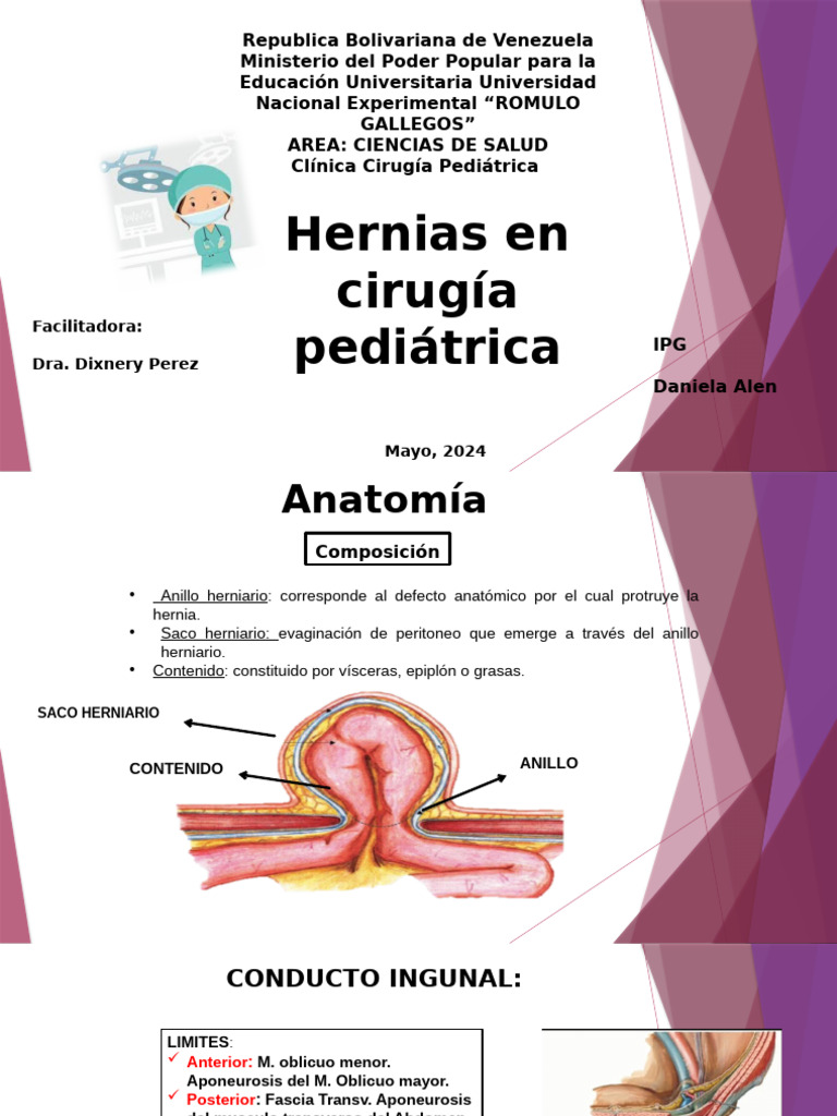 Hernia Inguinal Pediatria.1) | PDF | Especialidades Medicas