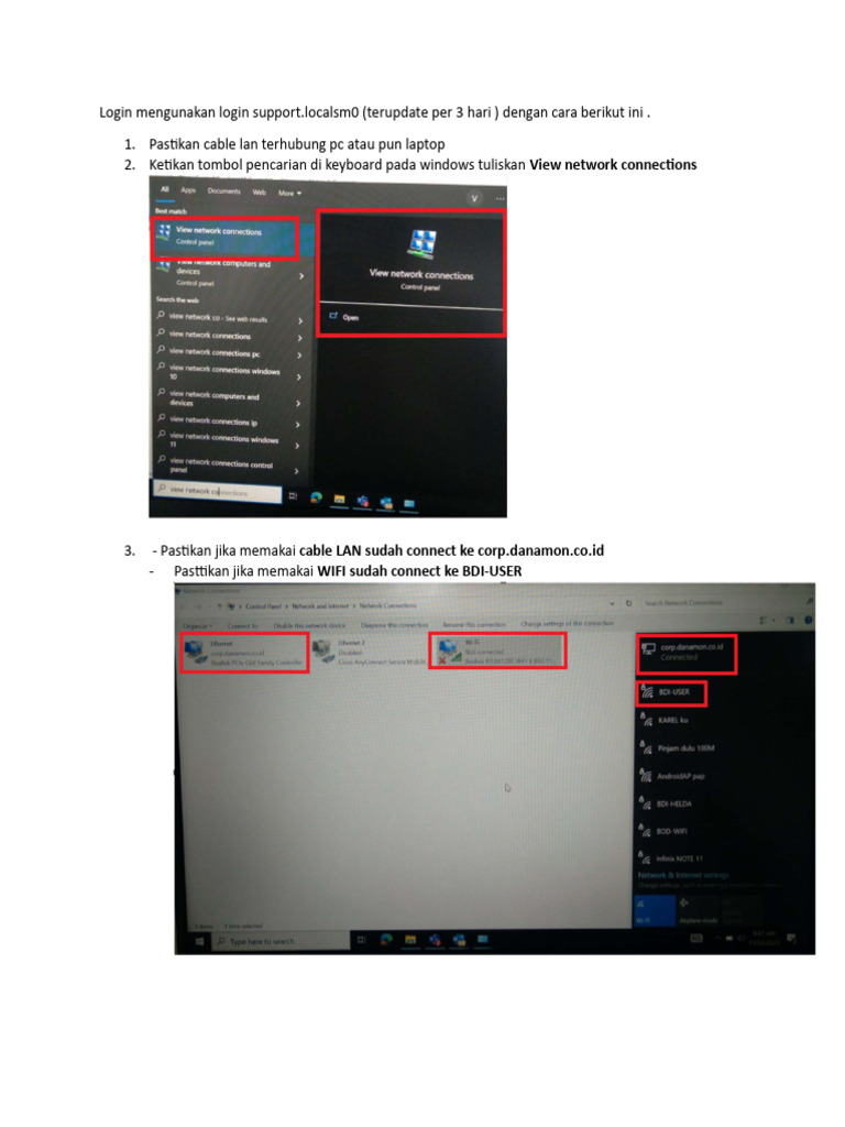 View Network Connec Ons | PDF