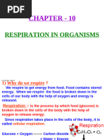 Respiration in Organisms Class 7 Notes Science Chapter 6 Free PDF | PDF ...