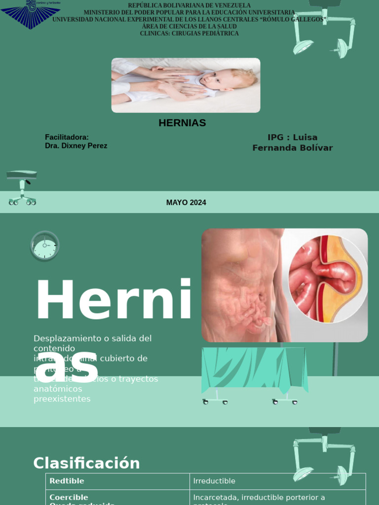 Clasificación y tratamiento de hernias | PDF | Abdomen