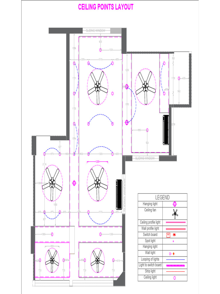 Living Room - Ceiling Point Layout 02 | PDF