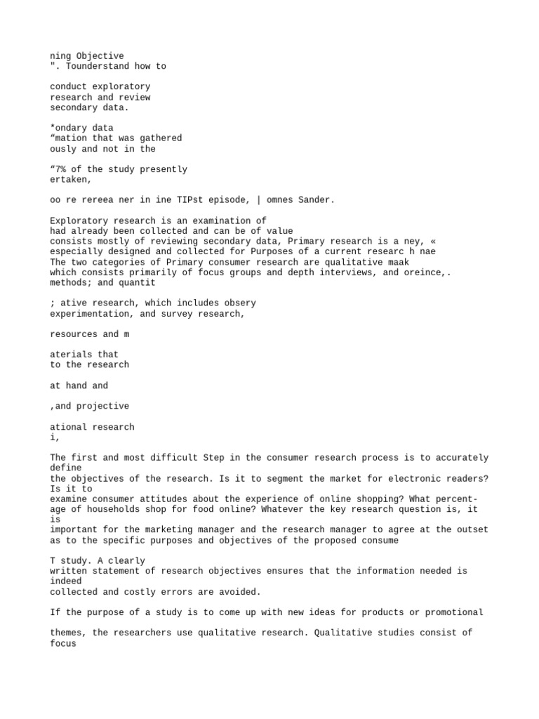 C. Research Methods in CB | PDF | Focus Group | Survey Methodology