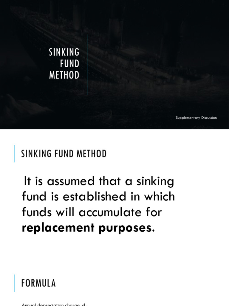 03 Module 04 - Sinking Fund Method | PDF