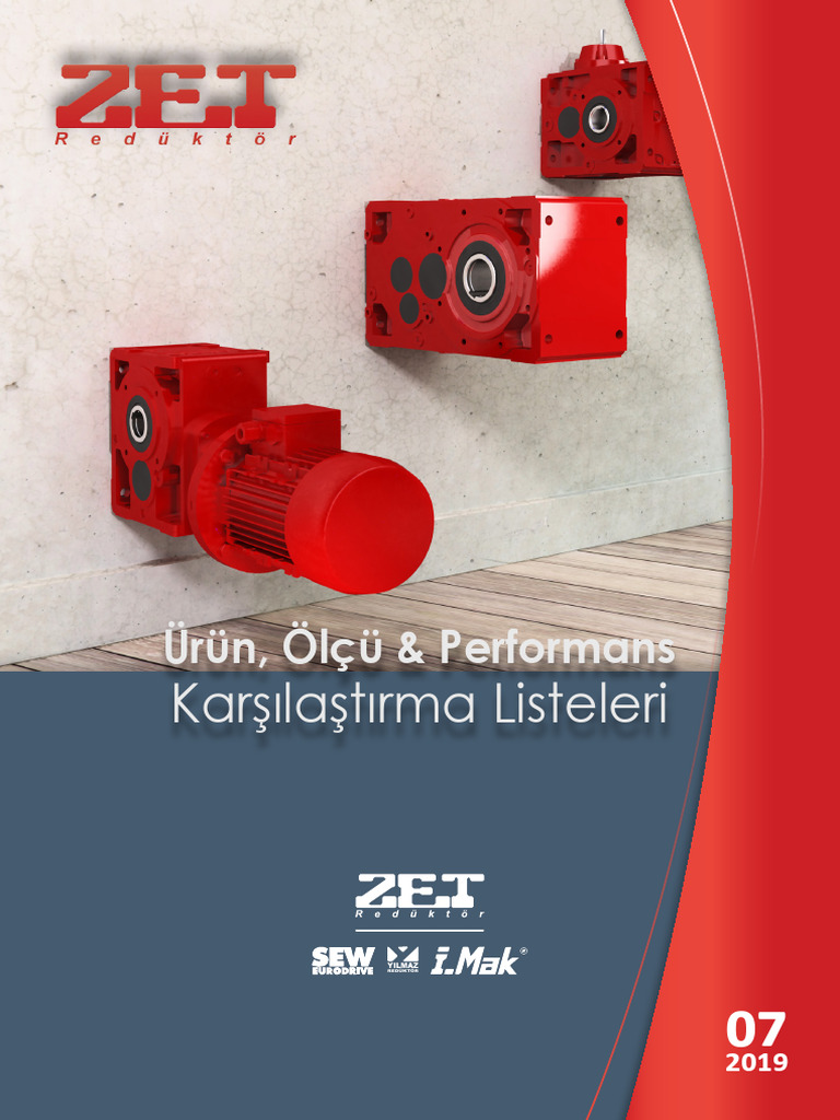 Zet Redüktör Rakip Firma Karşılaştırma Listeleri | PDF
