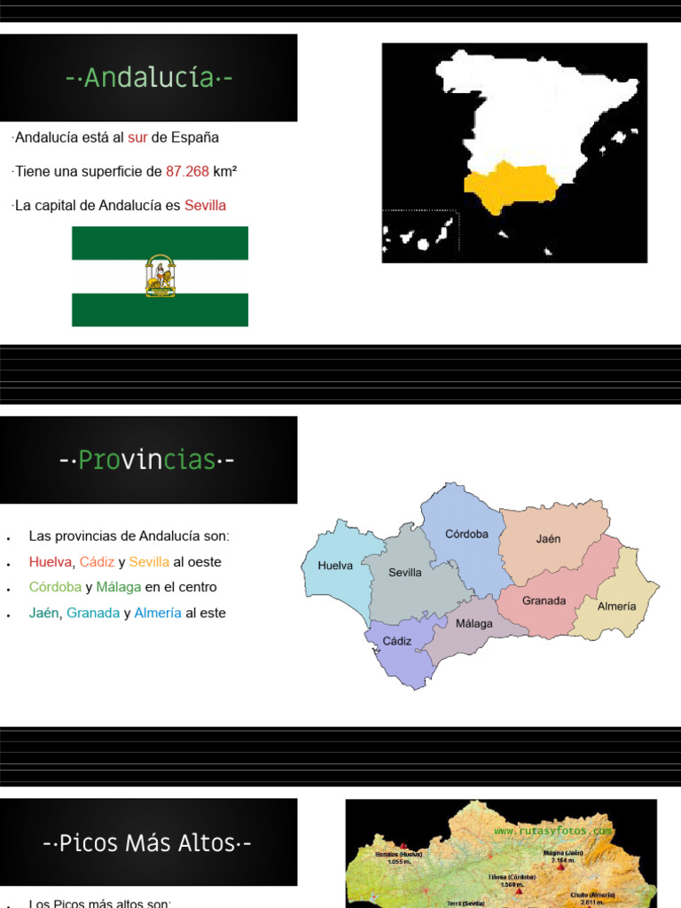 Geografía y características de Andalucía | PDF