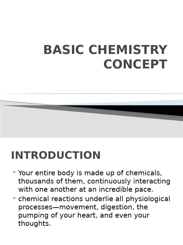 Basic Chemistry Concept | PDF | Rna | Chemical Reactions