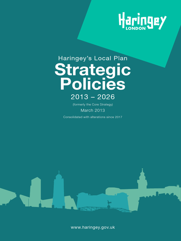 Haringey Local Plan: Strategic Policies - 2013-2026 | PDF | Sustainability