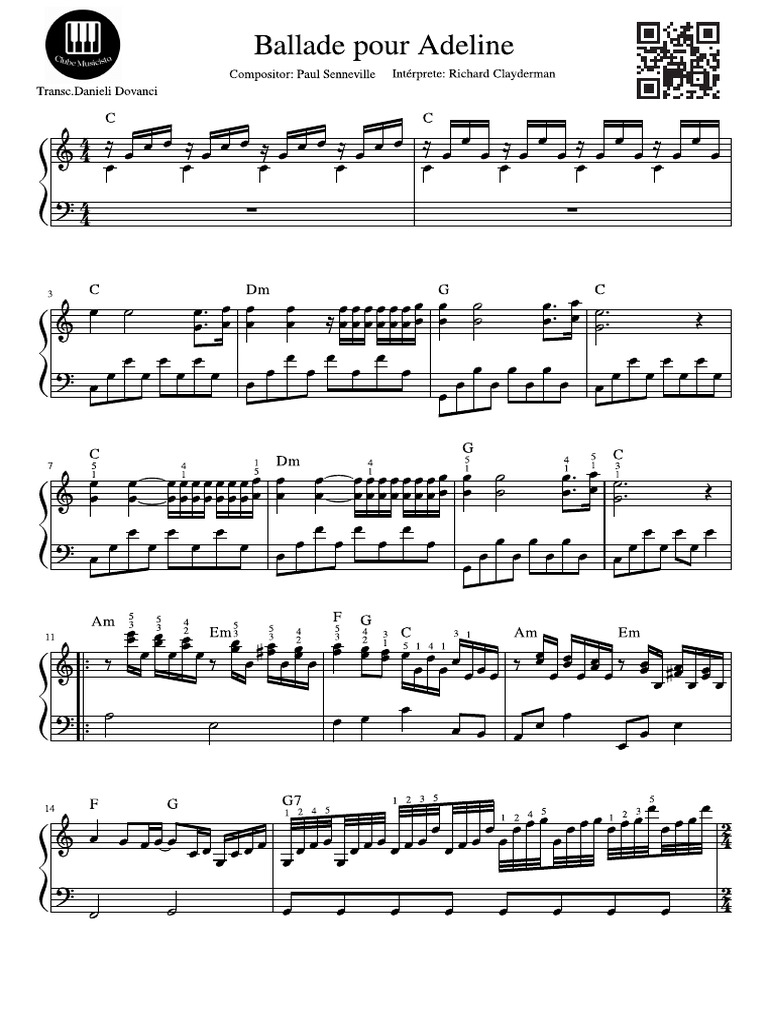 36 Ballade Pour Adeline | PDF