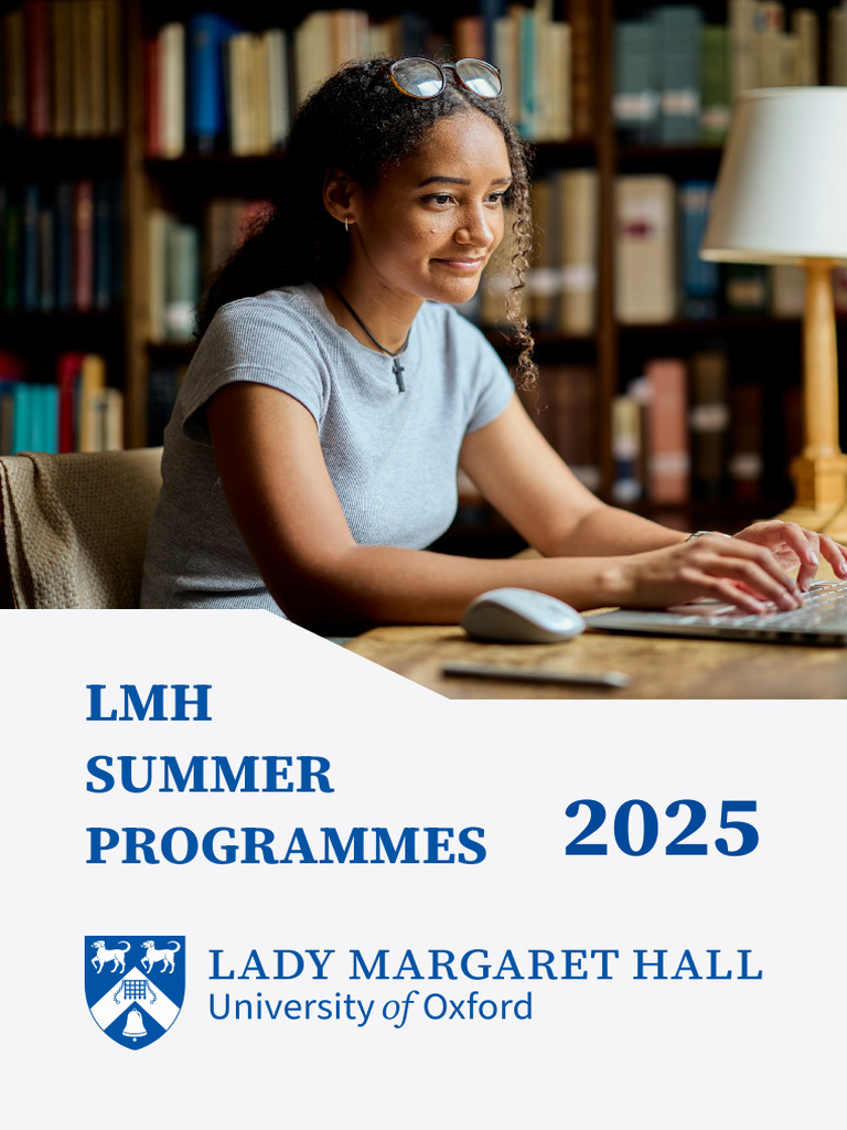 LMH Summer Programmes 2025 - Information Booklet | PDF | Lecture | University Of Oxford