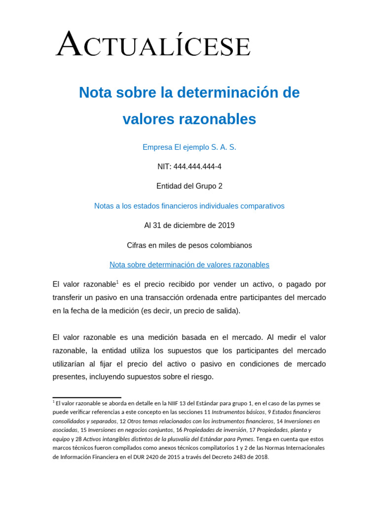 VB19-Politica-de-valor Razonable | PDF | Mercado (economía) | Precios