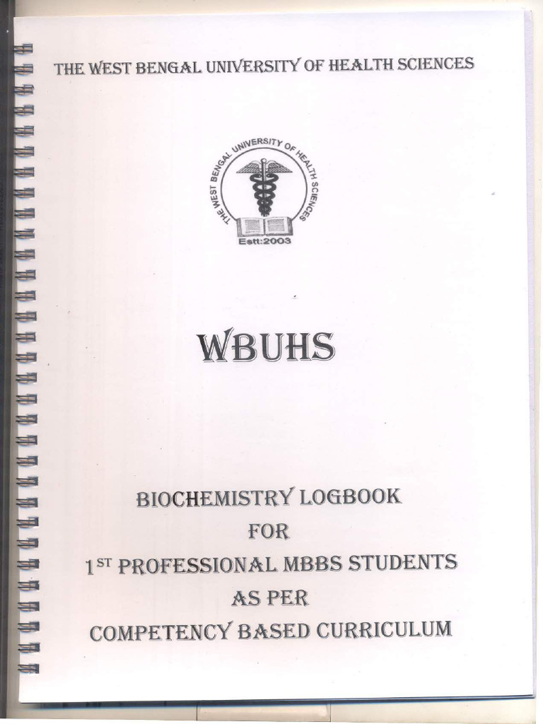 W B U H S-Bio-chemistry-log-book | PDF