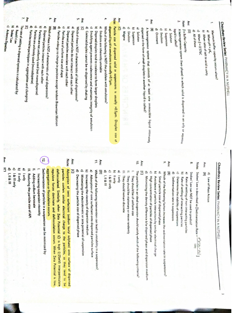 Pharmacy in A Nutshell | PDF