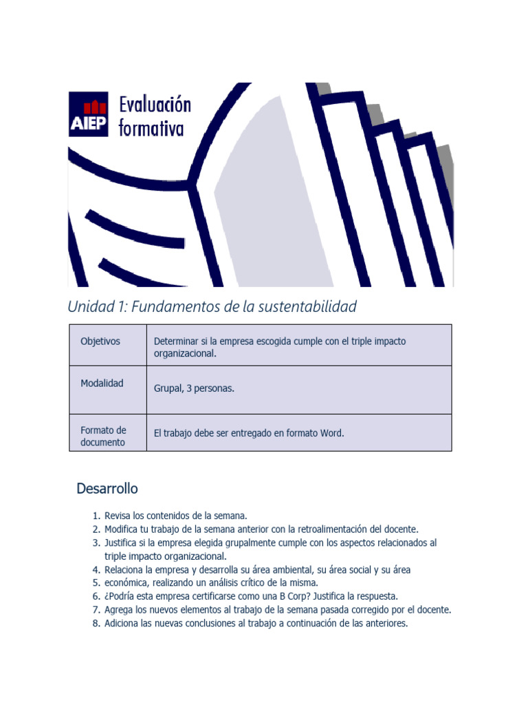 Orientaciones Actividad Práctica Formativa-Semana3 | PDF