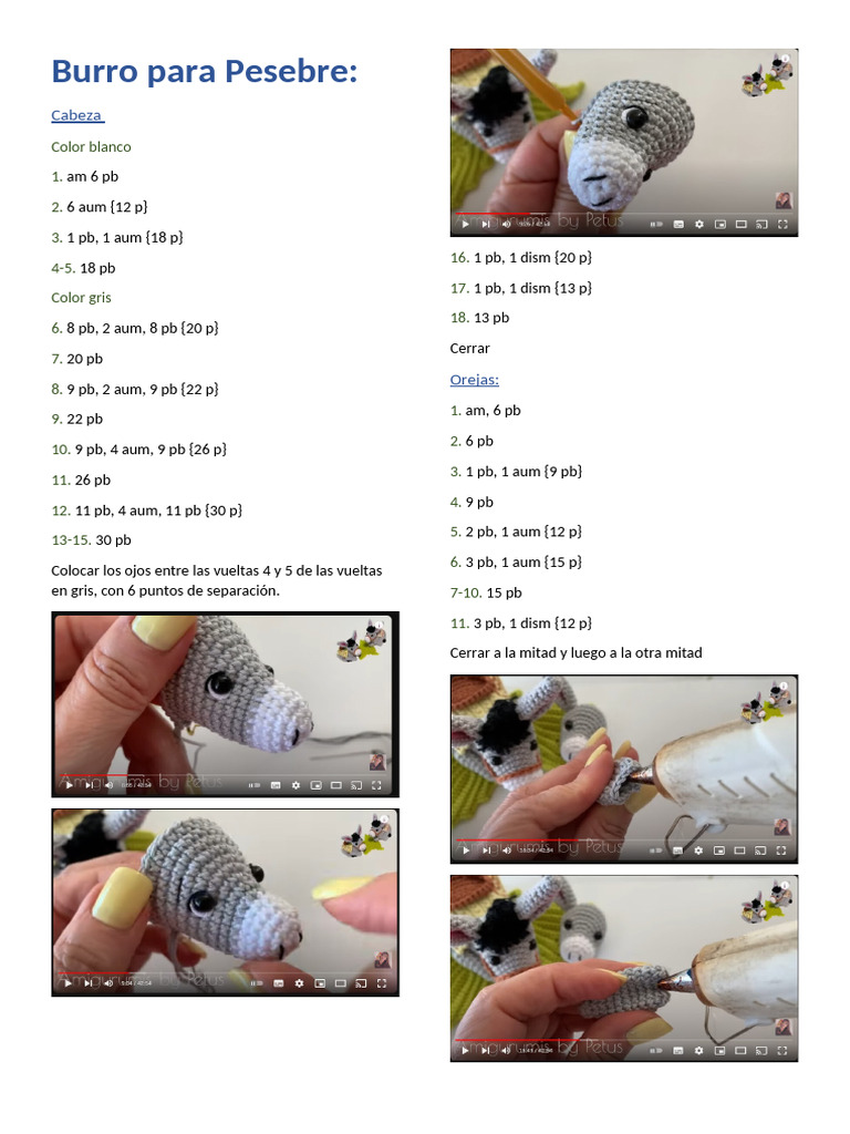 Burro para Pesebre | PDF