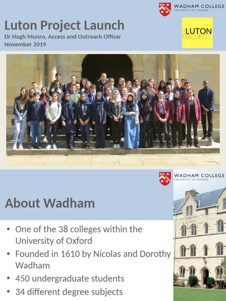 Luton Project: University Access Program | PDF | Science | University ...