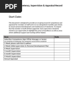 Supervision Record Template | PDF | Applied Psychology | Business
