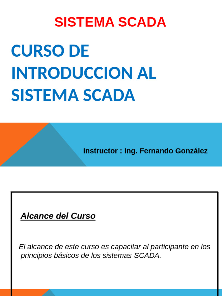 Curso SCADA | PDF | Scada | Red de computadoras