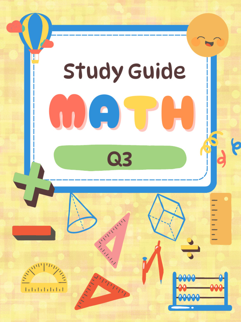 Study Guide - Math Q4 | PDF