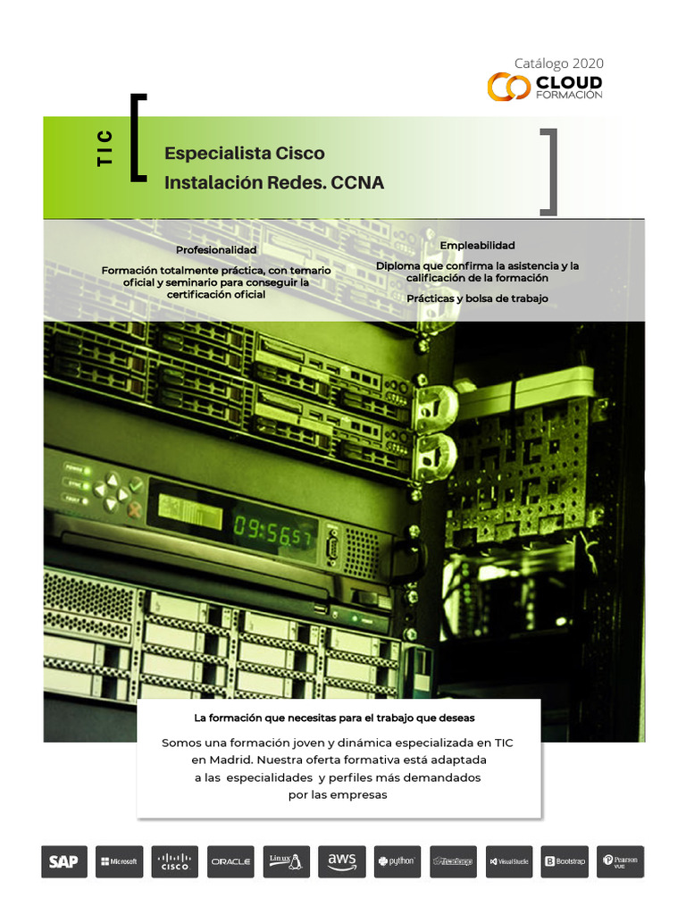 Especialista Cisco Instalación Redes. CCNA | PDF | Red de computadoras | Protocolos de internet