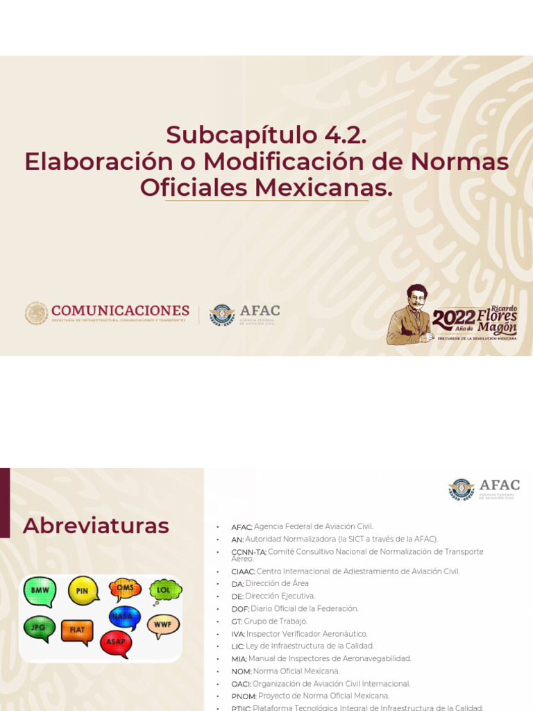 Elaboracion o Modificacion de Normas Oficiales Mexicanas. | PDF | Aviación