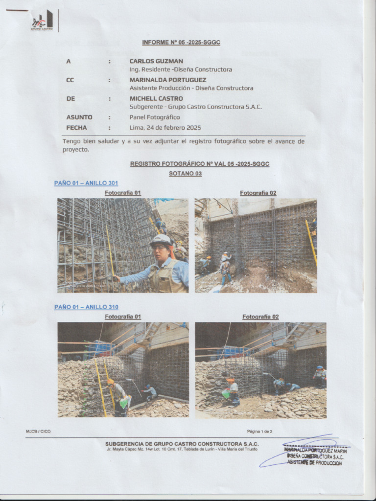 Inf. #05 - 2025-SGGC - Registro Fotografico | PDF