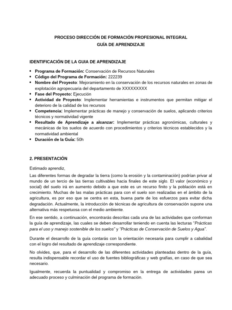 3guia - de - Aprendizaje - CRN - Implementar - Monitorear - Ejecucion | PDF | Agricultura