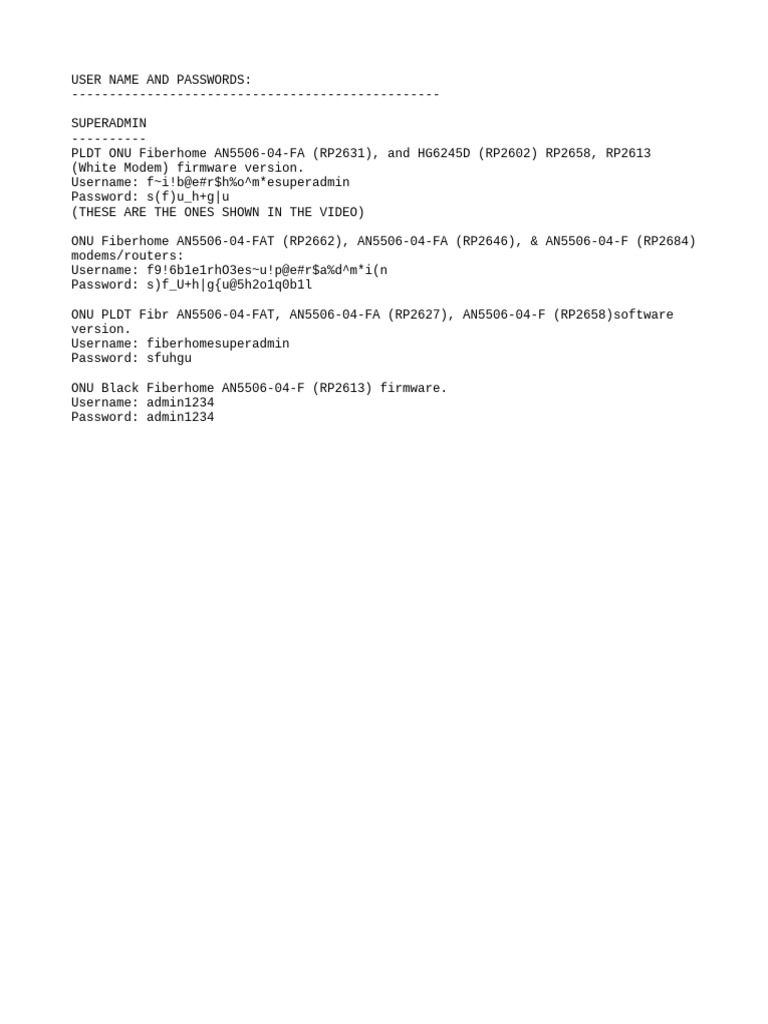 PLDT Super Admin | PDF