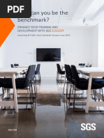 SGS Academy PH_Training Calendar H1 2025 | PDF | Medical Device ...