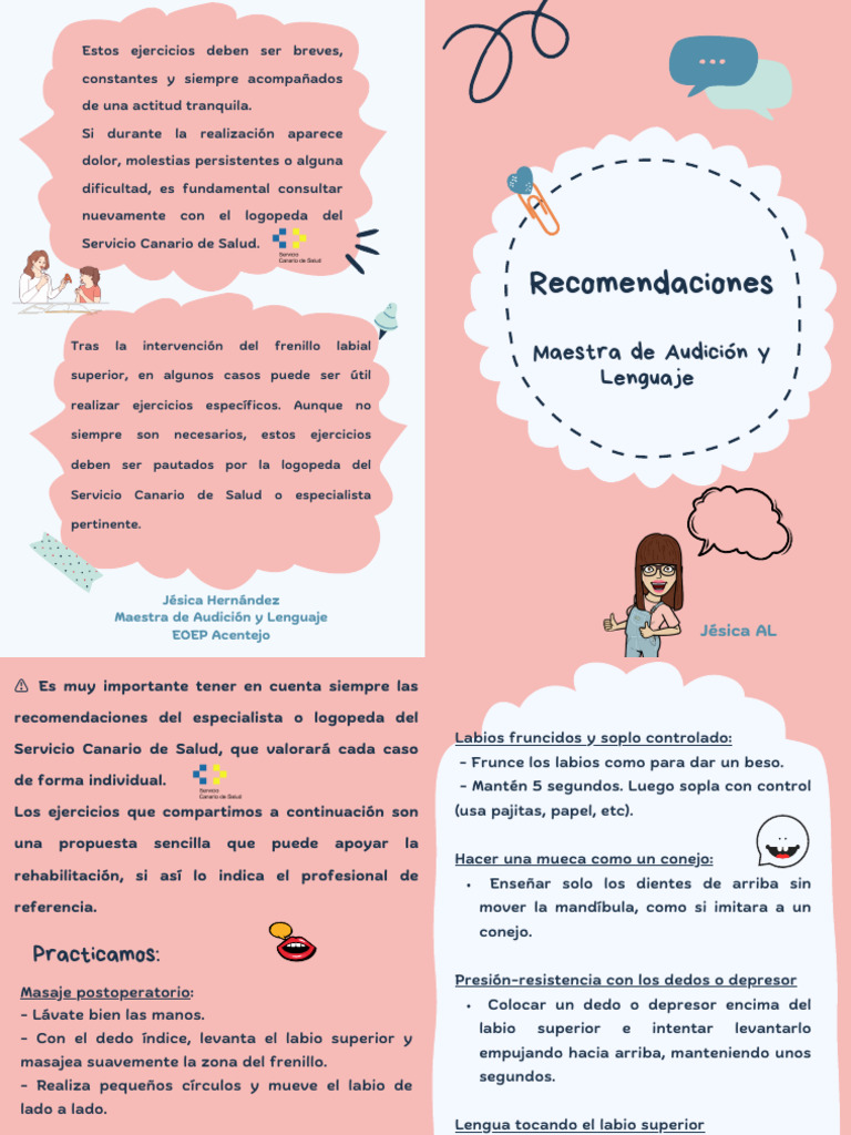 Recomendaciones Frenillo Labial | PDF