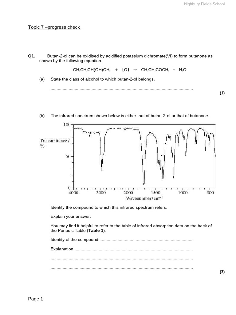 IR Spectrum Analysis of Butanone | PDF | Intermolecular Force ...